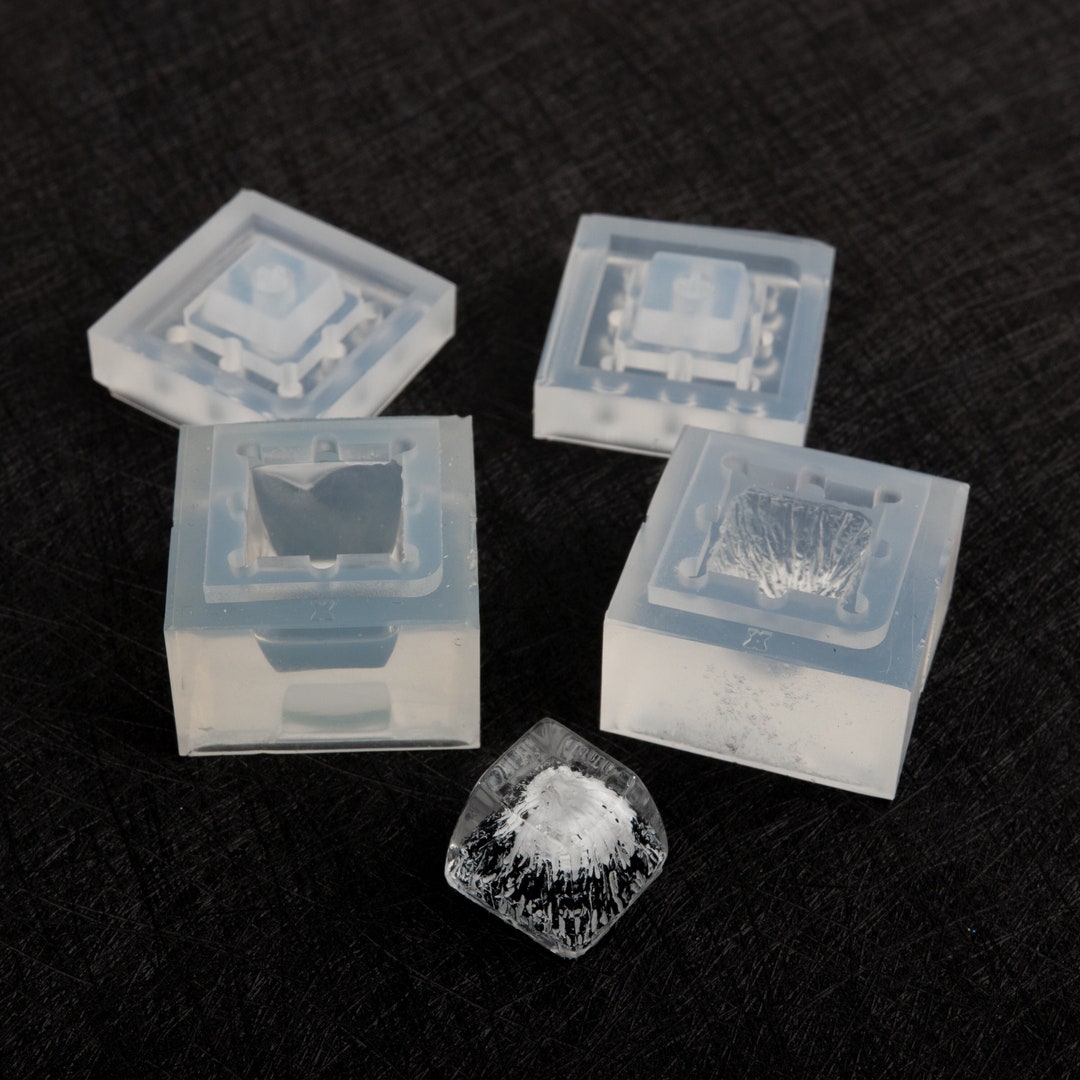 Snow Mountain Silicone Keycap Molds, Clear Custom Keycap DIY Making ...