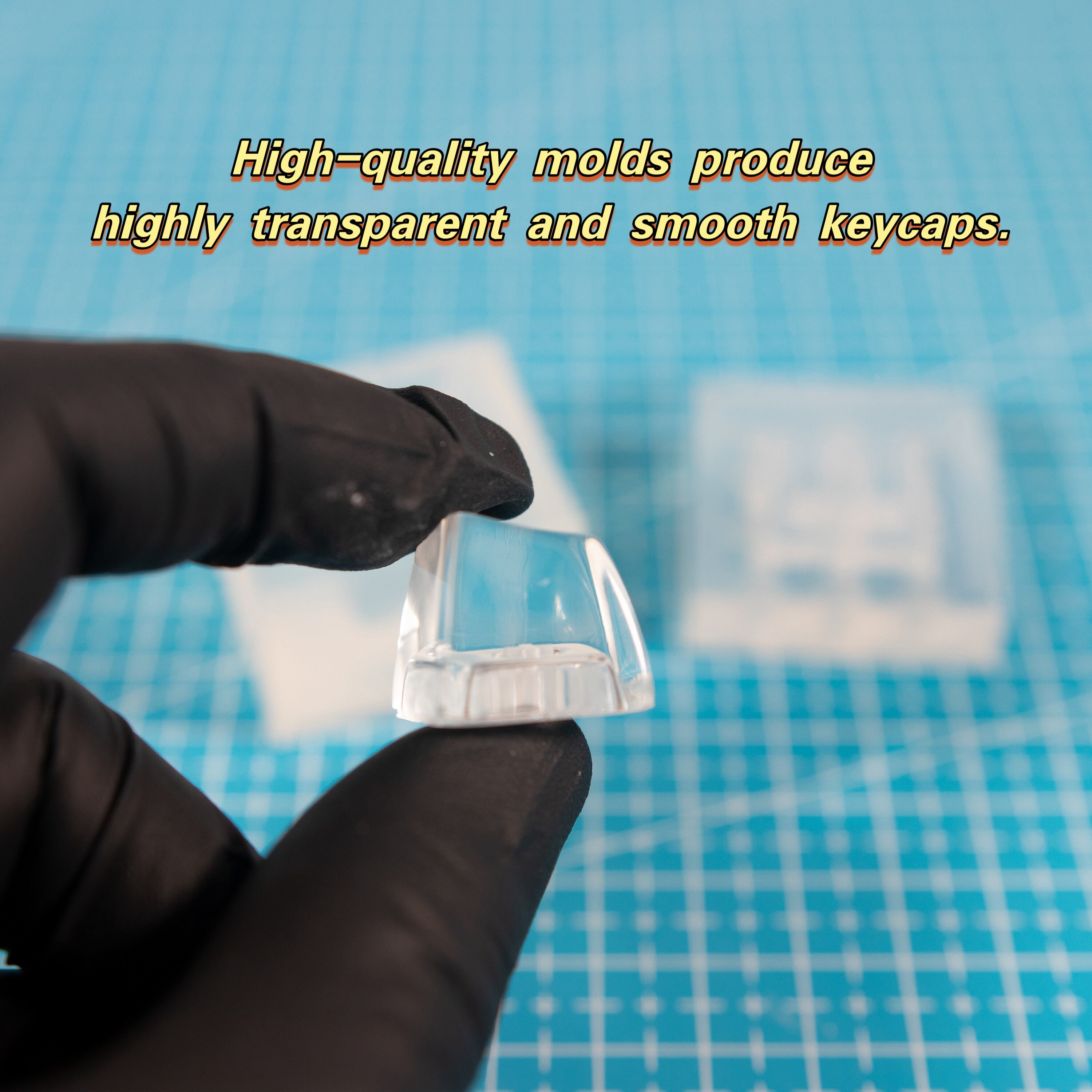 Custom Clear Silicone Keycap Molds, Artisan Resin Keycap Making Tools ...
