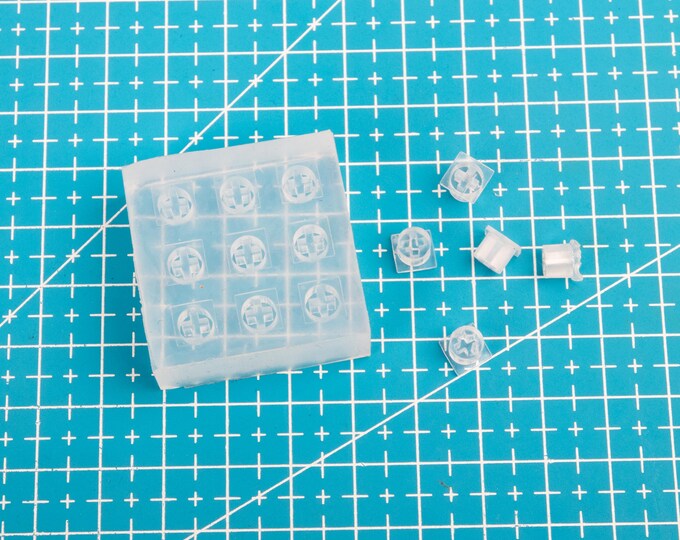 Custom Clear Silicone Keycap Stem Molds - Artisan Resin Keycap Stems ...