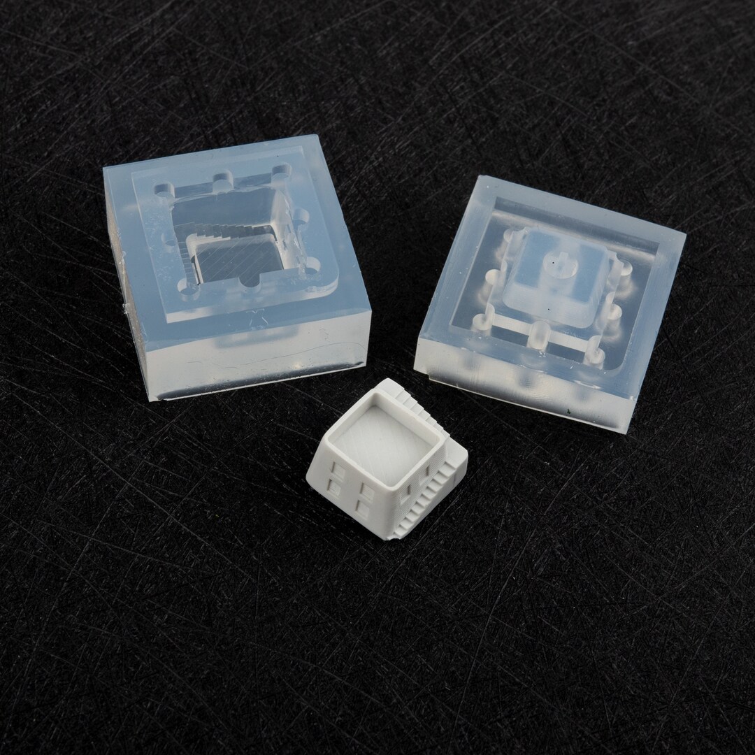 Small House Silicone Keycap Molds, Clear Custom Keycap DIY Making Tools ...