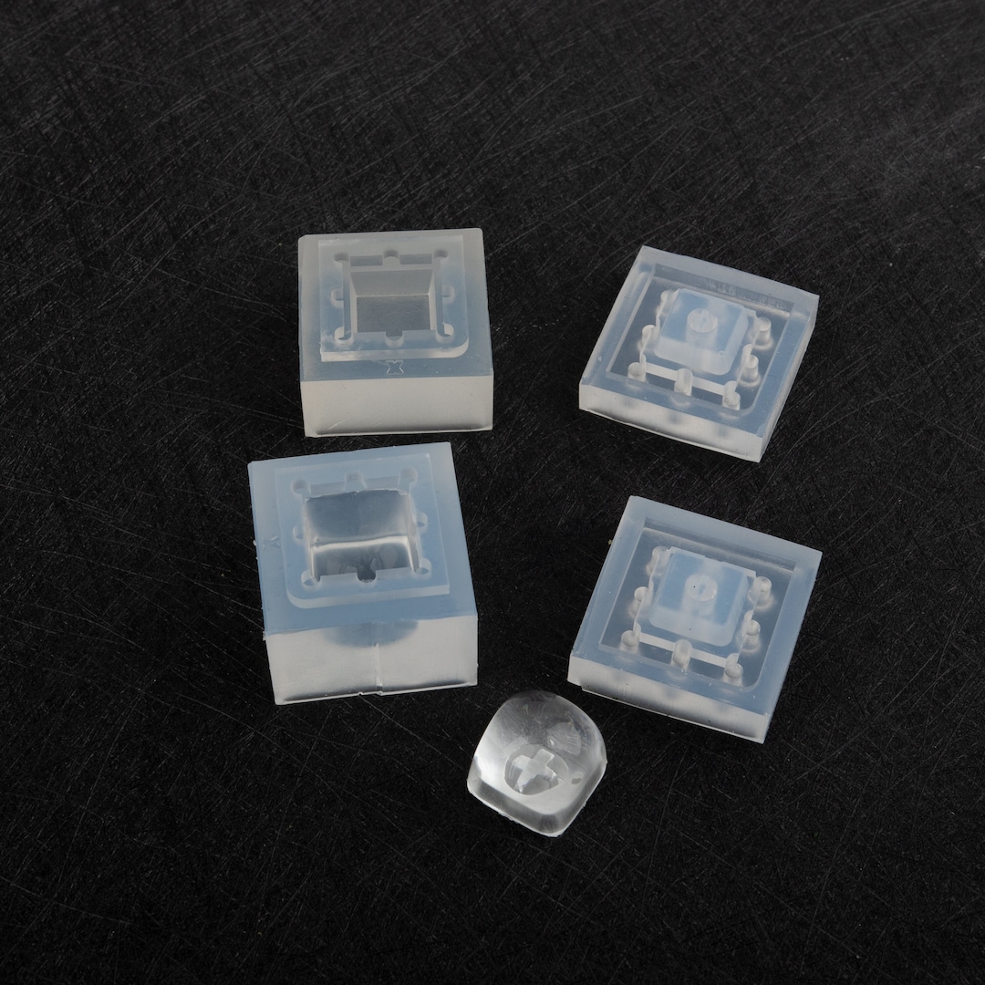 Dom & Base Custom Clear Silicone Keycap Molds Set, Artisan Resin Keycap ...