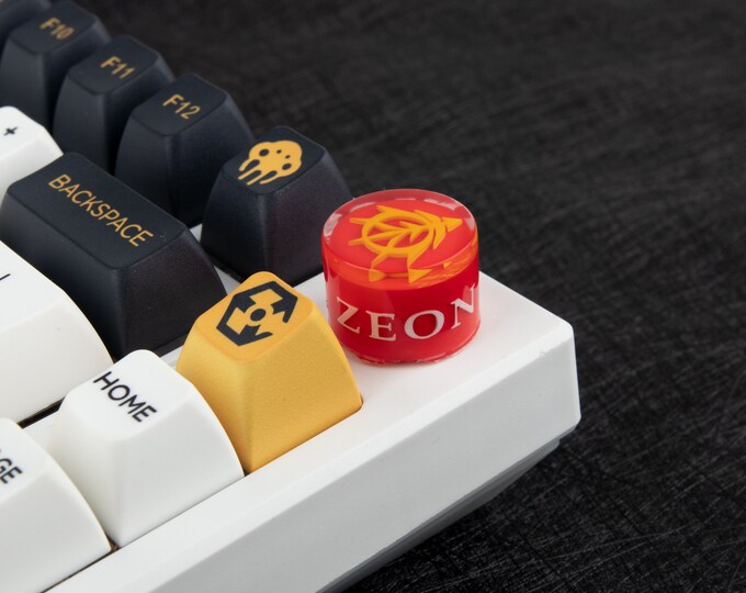ZEON Gaming Knob, Custom Keyboard Knob Button, Resin Artisan Keycaps ...