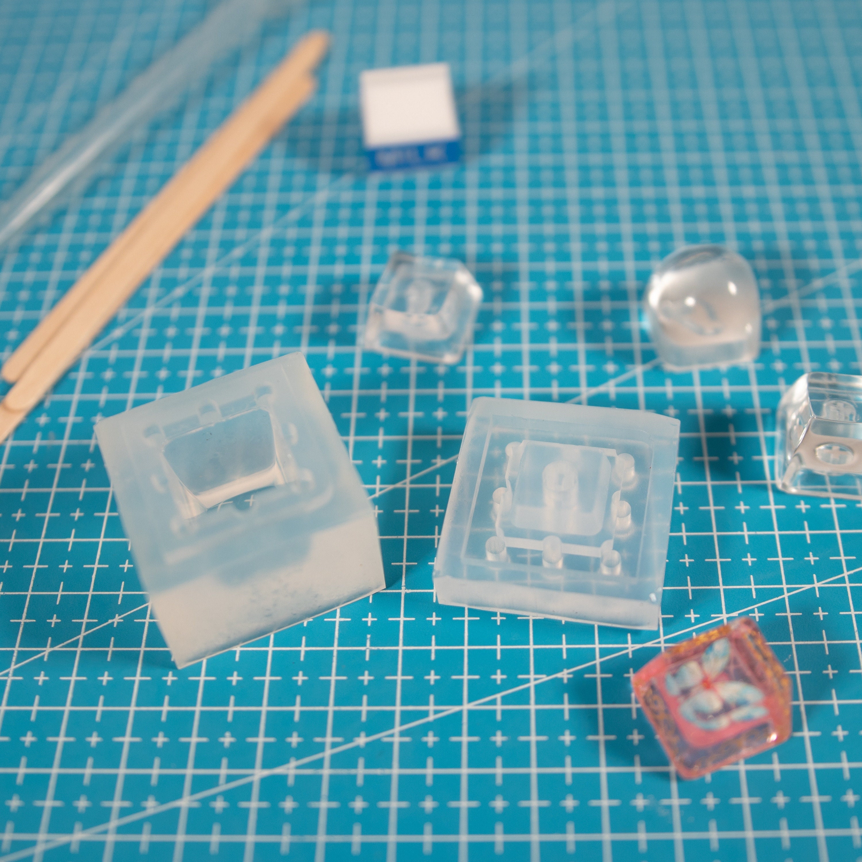 Custom Clear Silicone Keycap Molds, Artisan Resin Keycap Making Tools ...