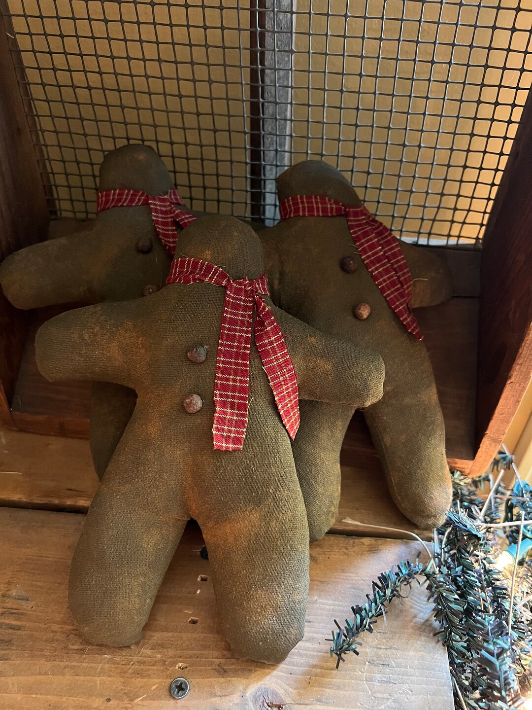 Prim Gingerbread Man - Etsy
