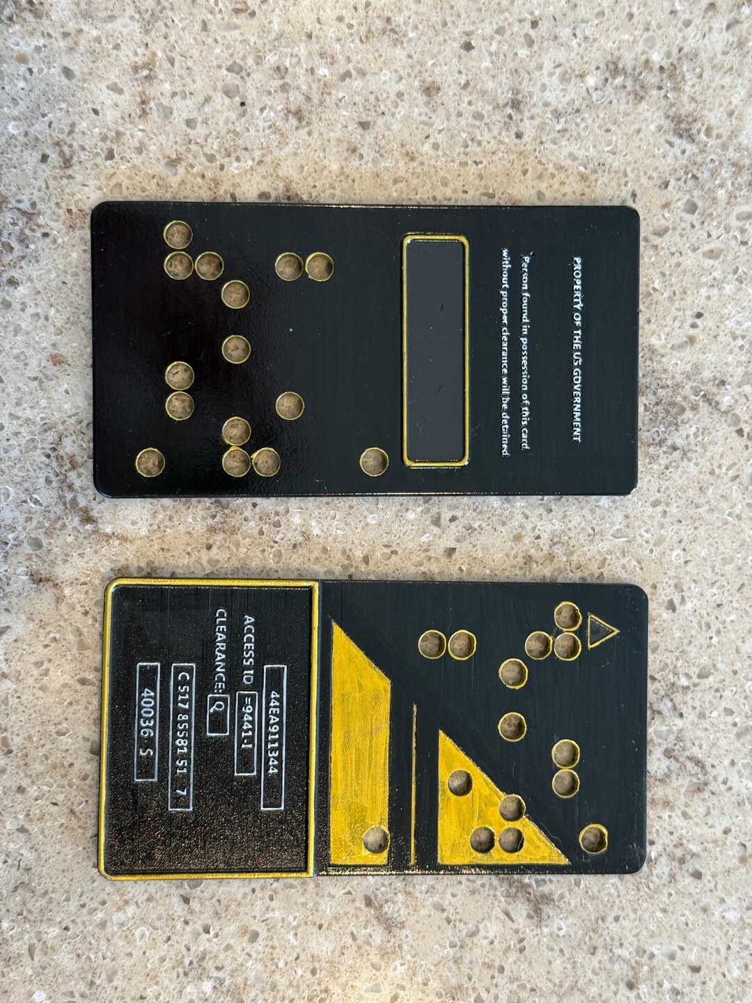 Fallout 76 Nuclear Keycard, 3D Printed Prop Replica Fan Art 1:1 Desk ...