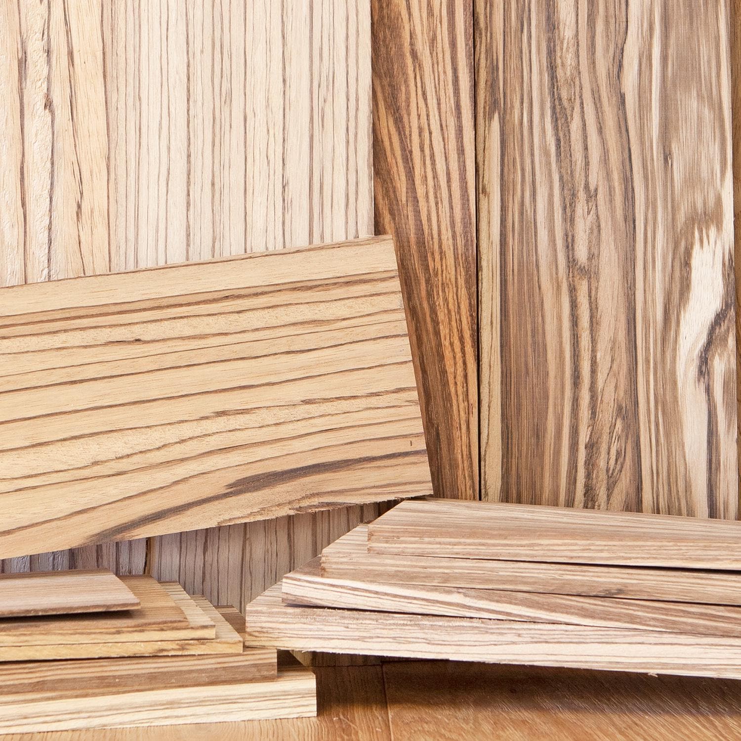 Zebrawood Solid Hardwood Unfinished for Crafts, DYI, Scroll Saw ...