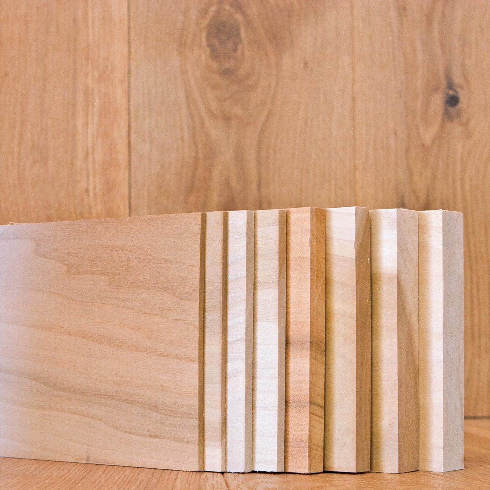 Poplar Solid Hardwood Unfinished for Crafts, DYI, Scroll Saw ...