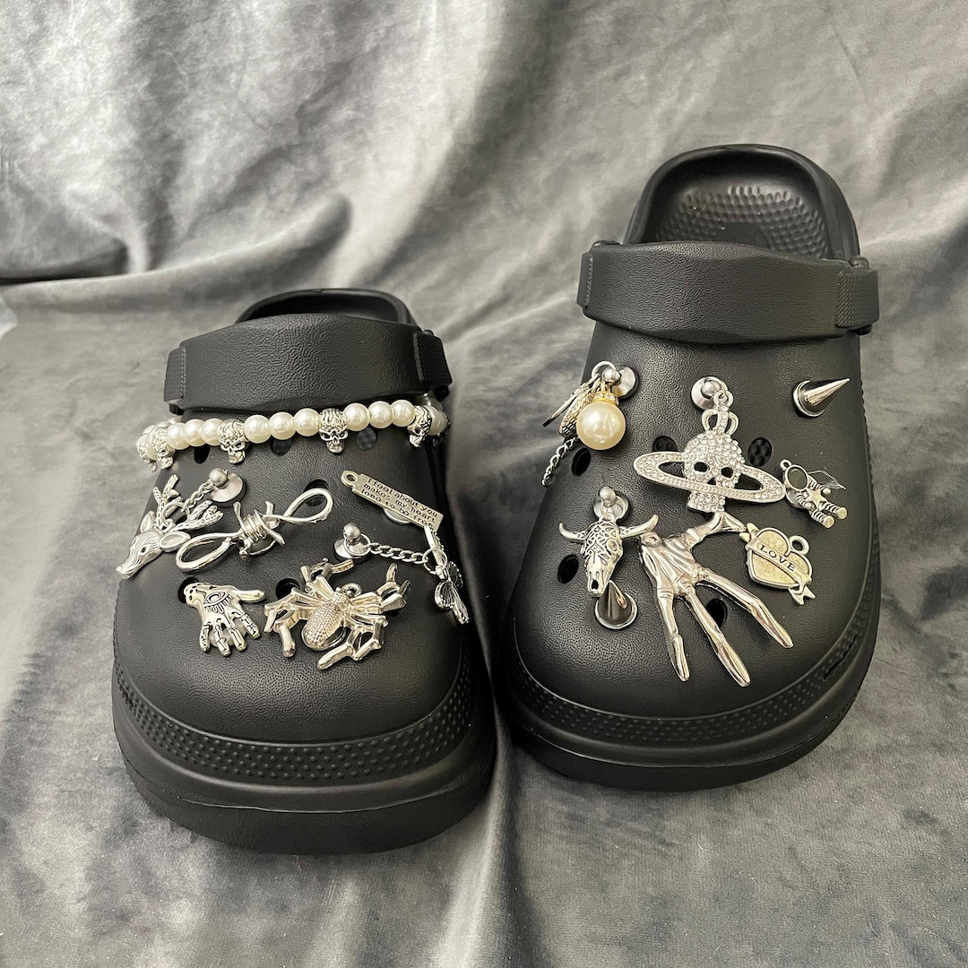 Metal Punk Gothic Clog Charms,shoe Charms,shoe Accessories - Etsy