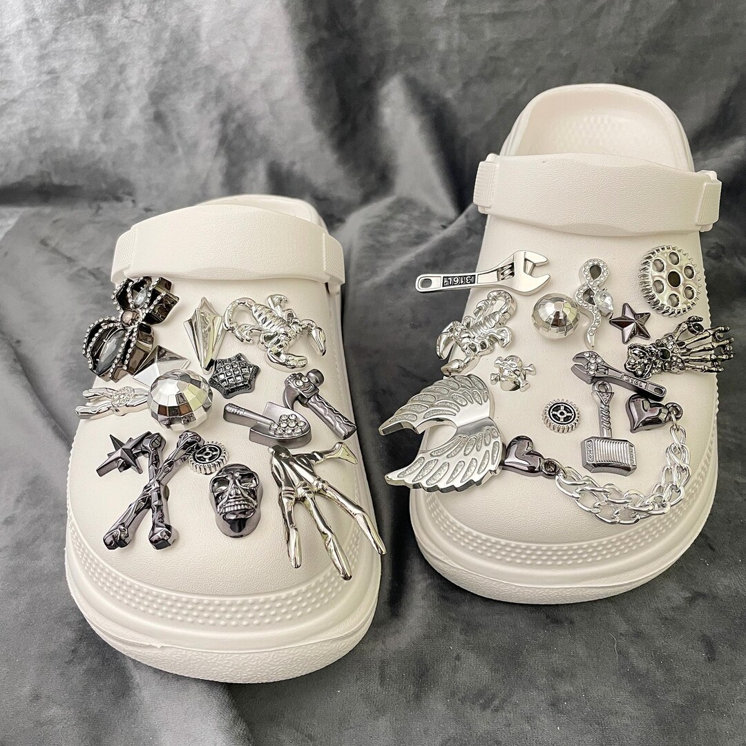 Metal Punk Gothic Clog Charms,shoe Charms,shoe Accessories - Etsy