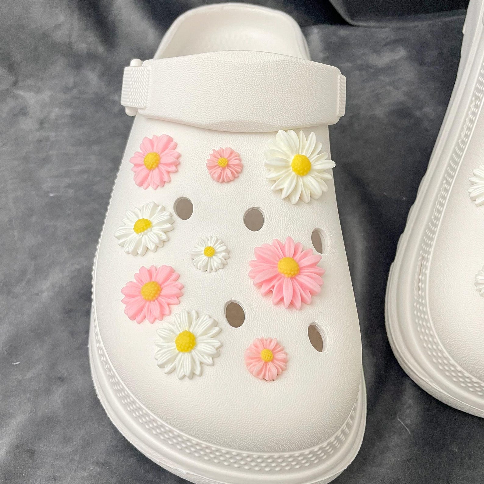 Daisy Set Clog Charms,shoe Charms,shoe Accessories - Etsy