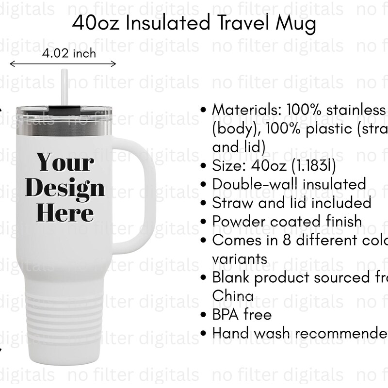 Bamboo Travel Mug - Etsy
