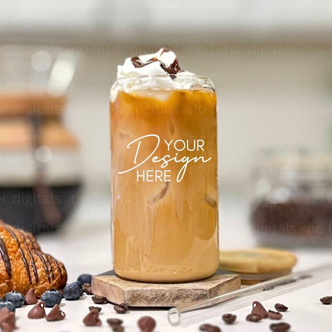 NEW Libbey Glass Beer Can Mock up Mockup Sipper Glass Mockup Glass ...