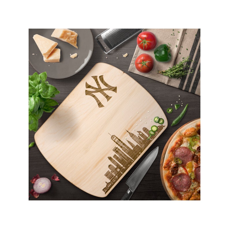 New York Yankees Cutting Board - Etsy
