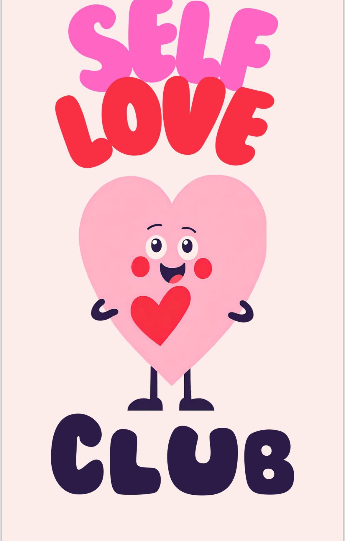 Self Love Club Digital Poster - Etsy