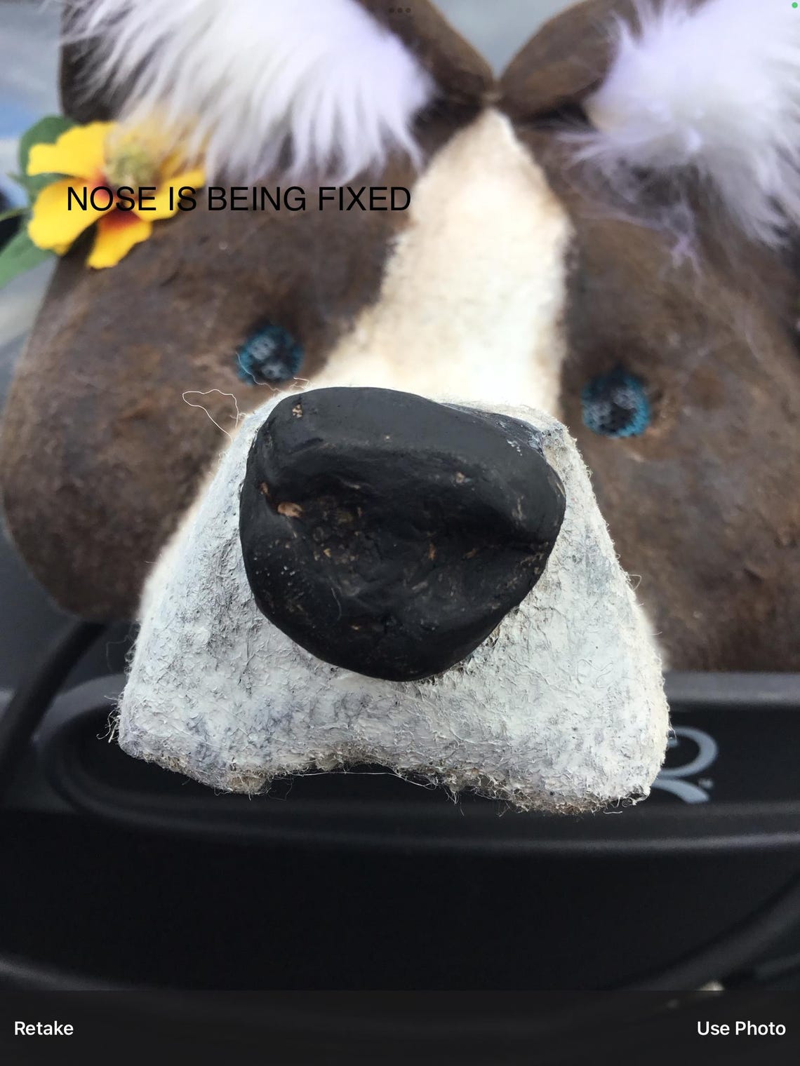 Brown Border Collie Mask - Etsy