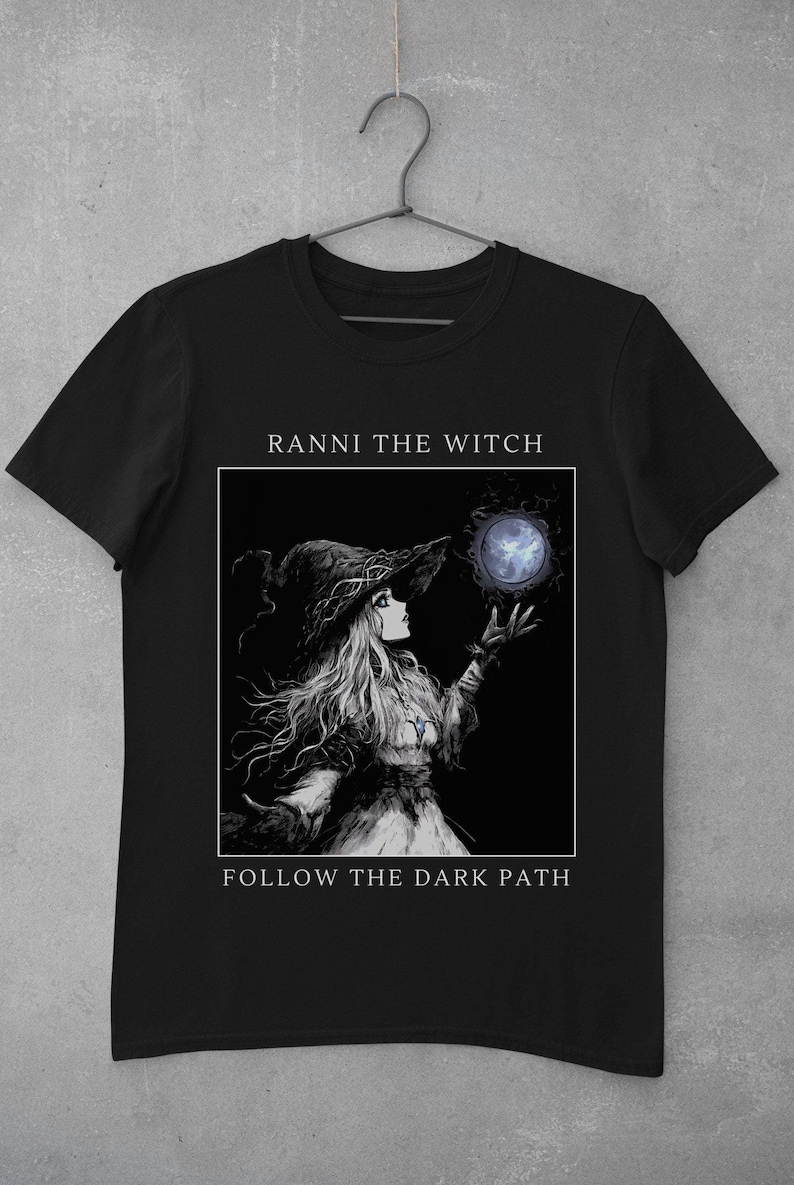Elden Ring Ranni Tshirt, Gothic Style Graphic Tee, Unique Mythical ...