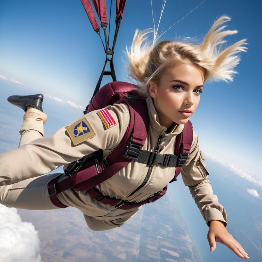 Diva Style: Fearless and Fabulous 89 Beautiful Paratrooper AI Photos ...