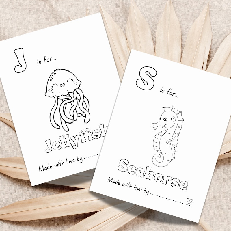 Beach Themed Alphabets - Etsy