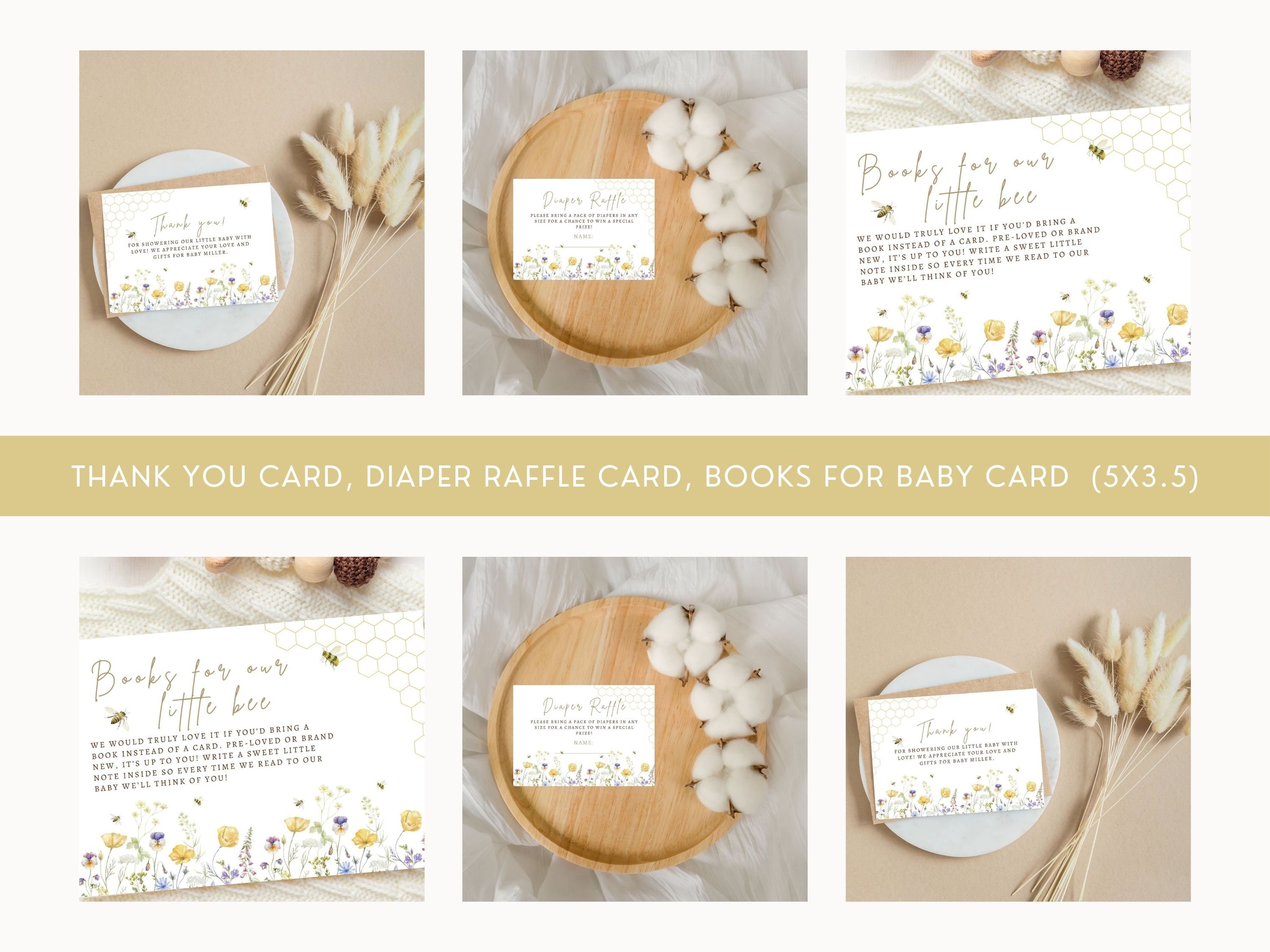 Editable Mommy to Bee Baby Shower Invitation Bundle, Bee Baby Shower ...