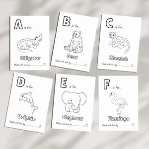Baby's First ABC Book Coloring Pages Baby Guestbook Alternative ...