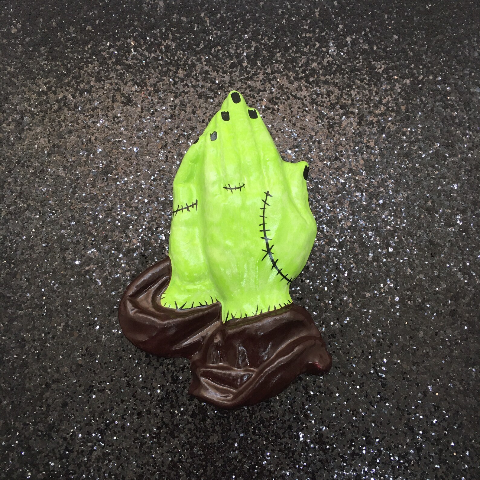 The Praying Hands of Saint Frankenstein Wall Hanging ~ Custom Made to ...