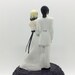 Unique Tattoo Wedding Cake Topper Emo Mullet Hair & White Tux ...
