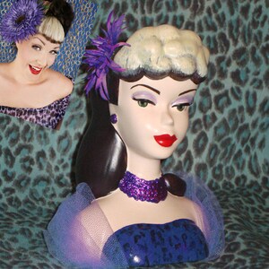 Custom Pinup Head Vase Hand Painted to Resemble You - Etsy