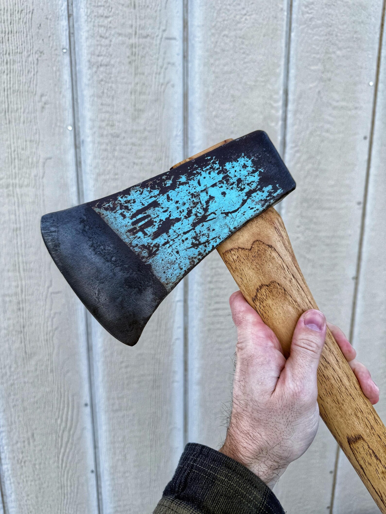 Vintage Antique Fully Restored 4lb Forest King Rafter Wedge Banger Axe ...