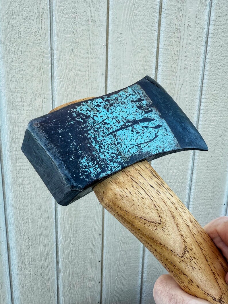 Vintage Antique Fully Restored 4lb Forest King Rafter Wedge Banger Axe ...