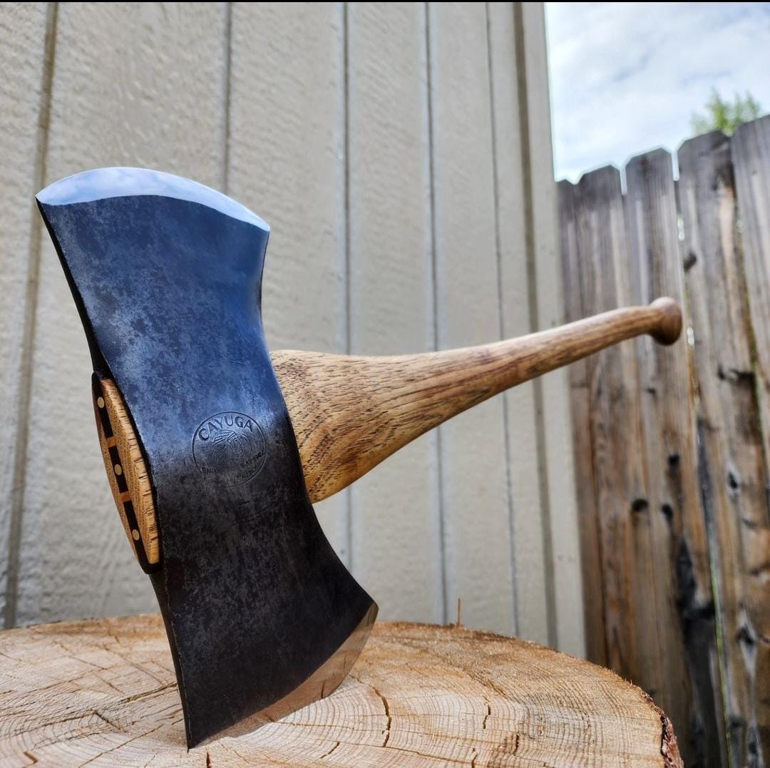 CAYUGA Barker Rose & Kimball Double Bit Vintage Antique Restored Axe - Etsy