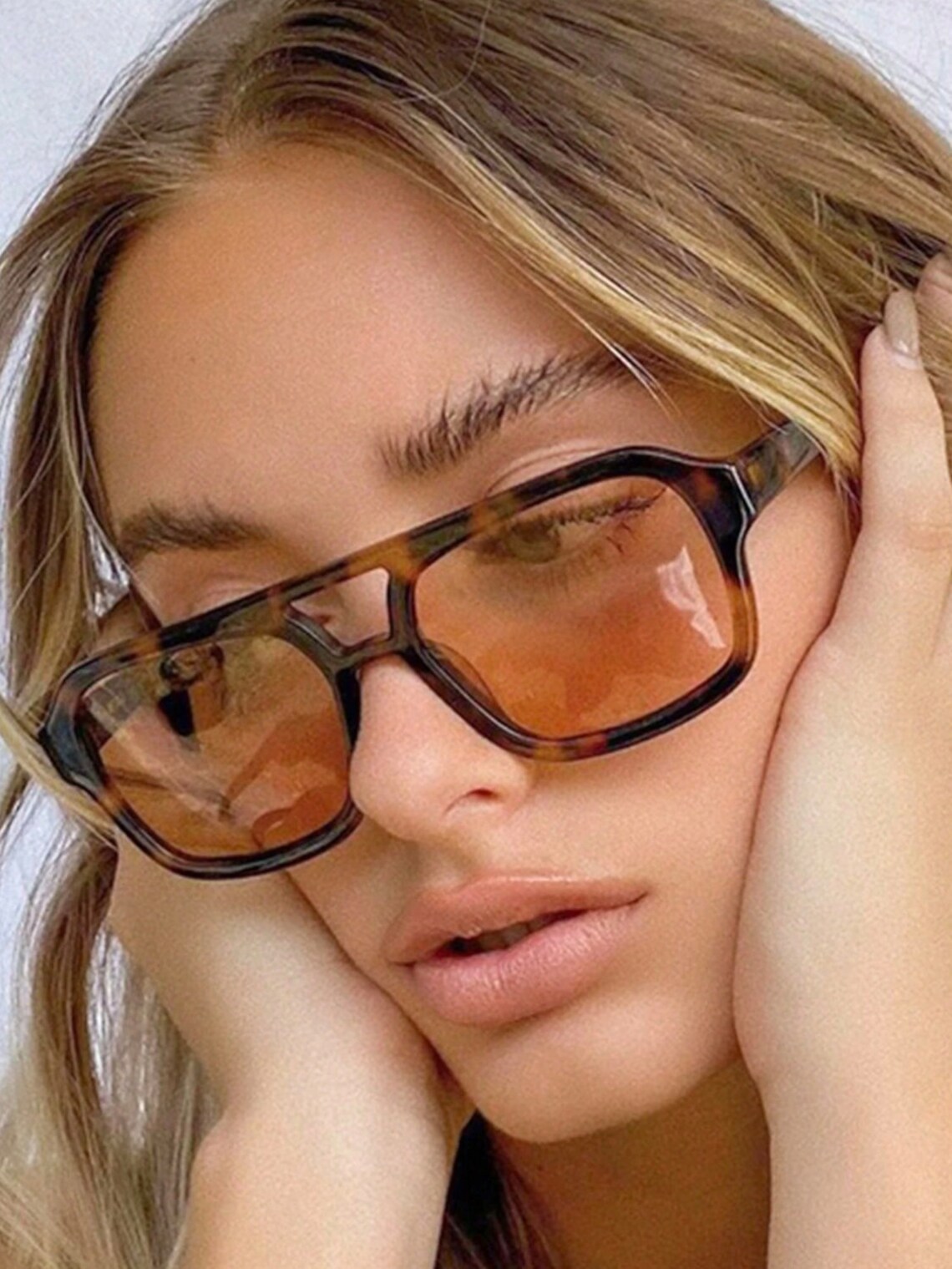 Tortoise Shell Thick Framed Chunky Cat Eye Sunglasses - Etsy