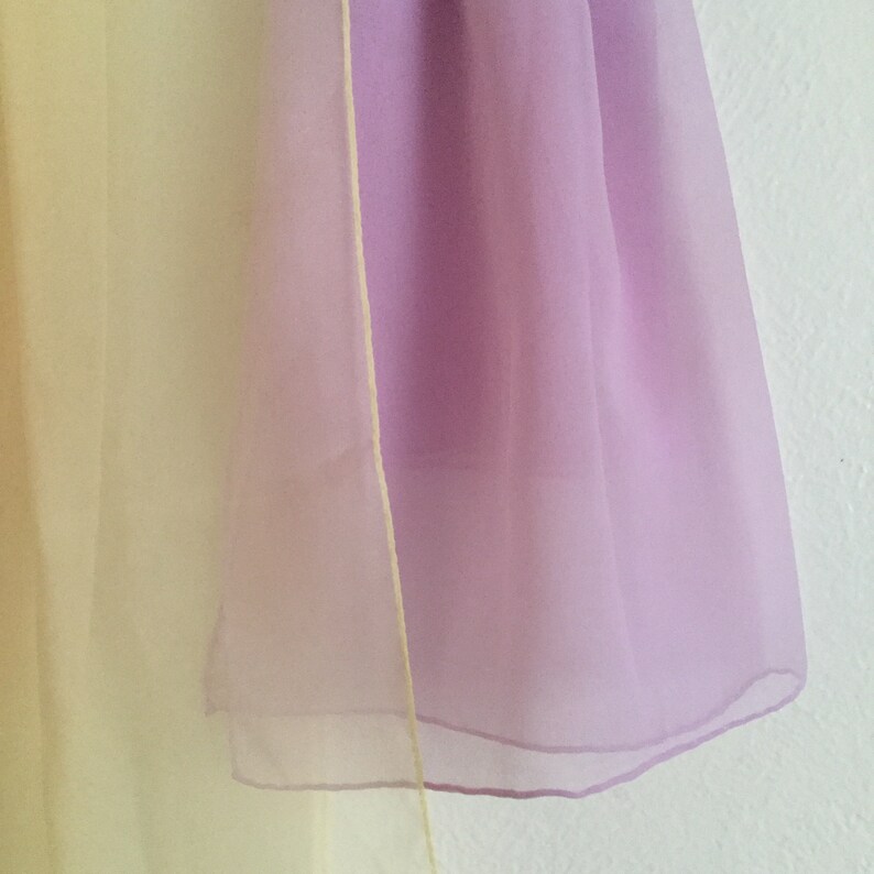 Vintage Sheer Scarves, Set of Three - Etsy