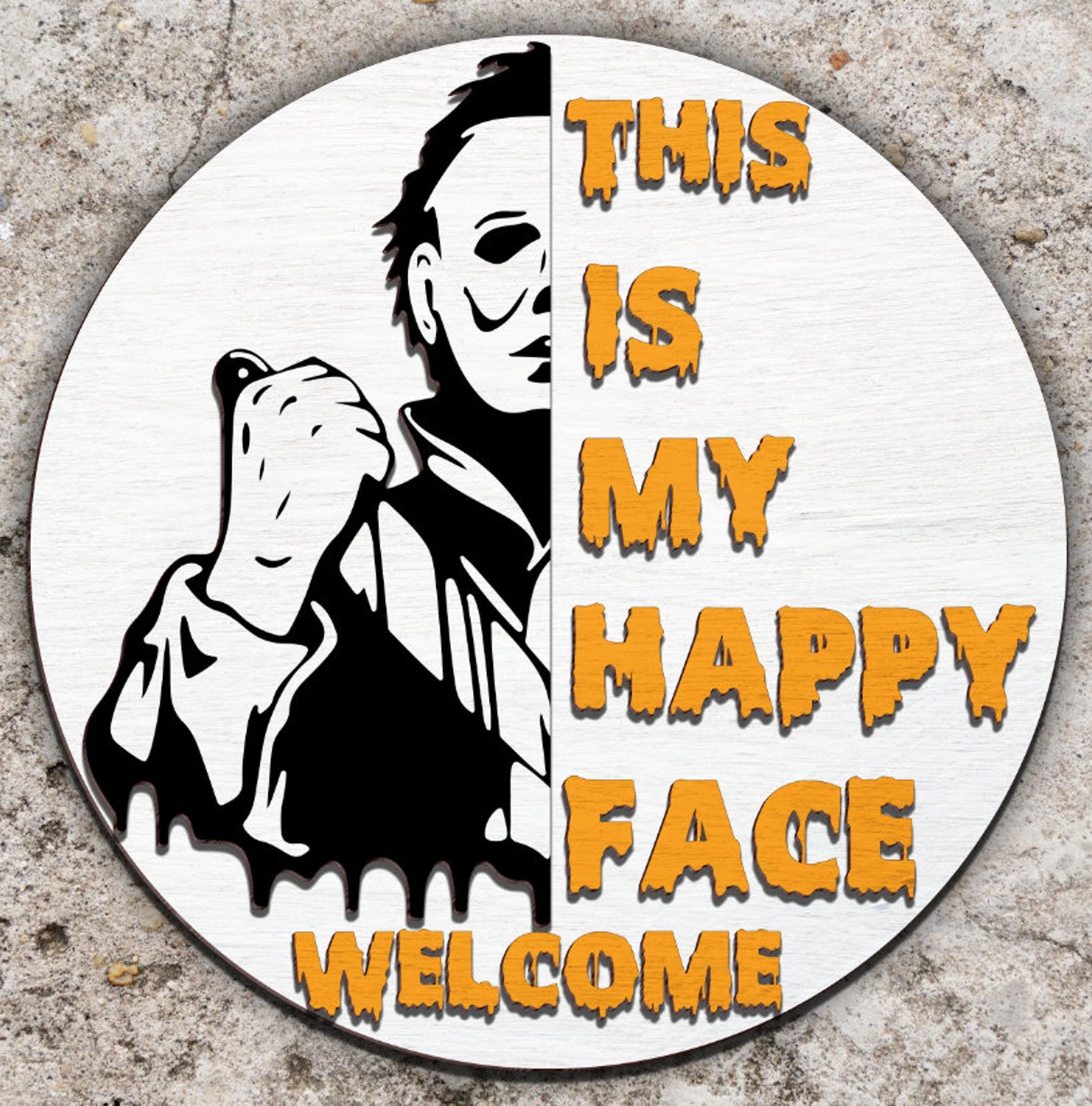 Halloween Door Sign Svg, Horror Character Svg, Horror Movie Door Sign ...