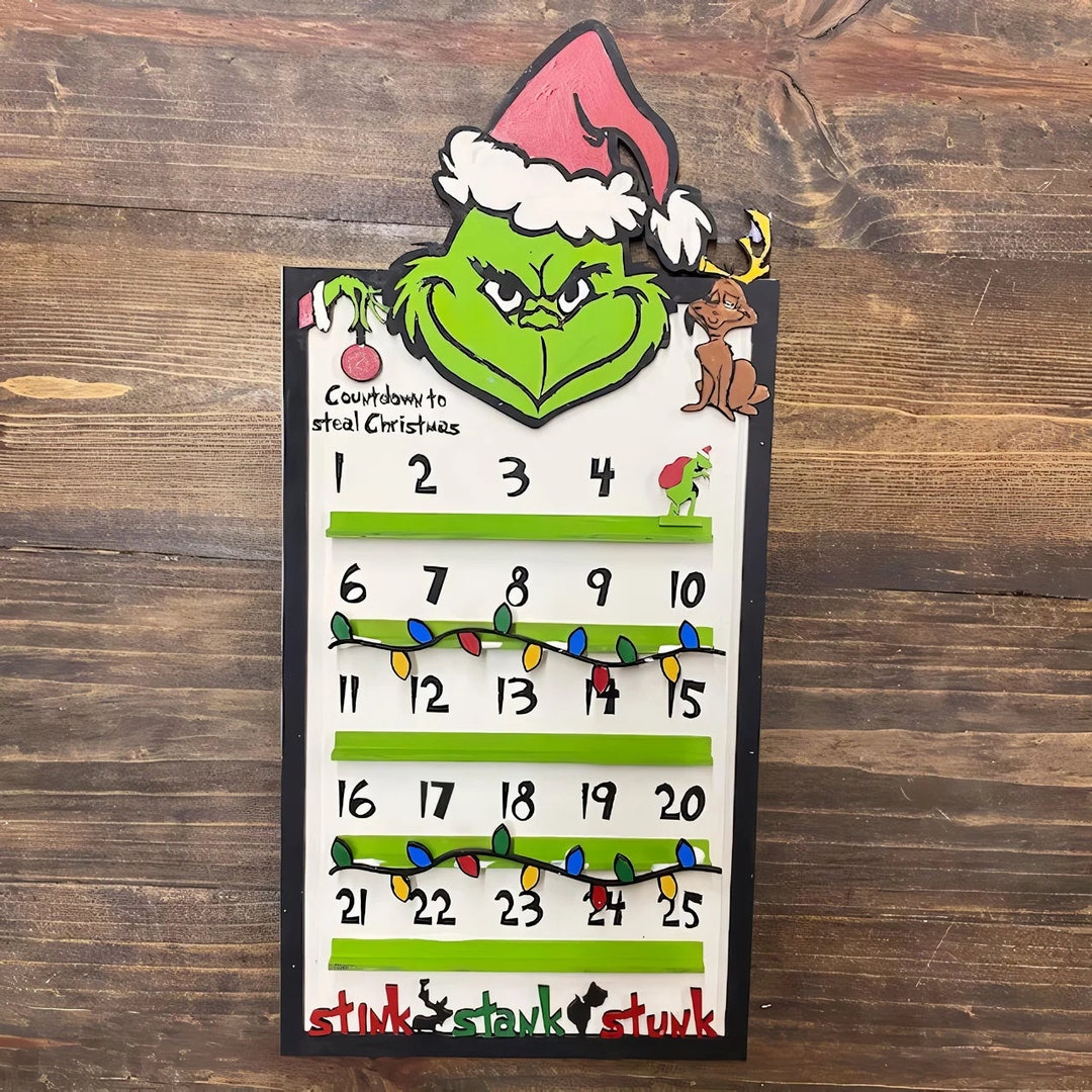Movie Christmas Countdown Svg, Christmas Cartoon Countdown Svg ...