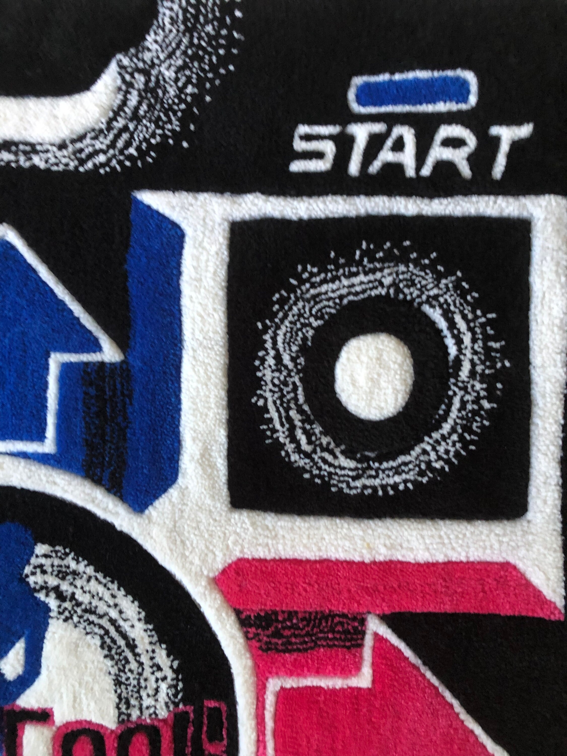 DDR Rug for Gaming Room | Dance Dance Revolution Mat Pad | Housewarming ...