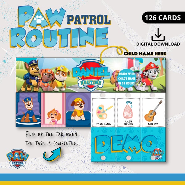 Paw Patrol Tracker - Etsy