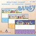Bluey Routine and Habits Board, Printable, CUSTOMIZED, 128 Cards, Kids ...