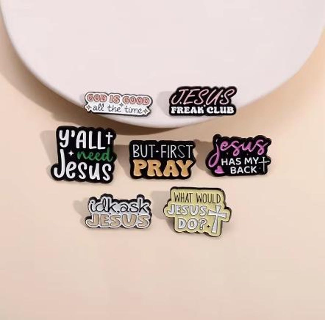 Jesus Pins | Enamel Pins | Lapel Pins | Gifts - Etsy