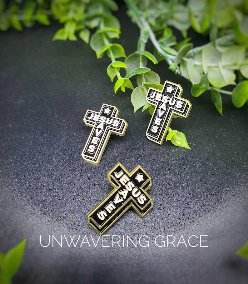 Jesus Saves | Jesus Pins | Enamel Pins | Lapel Pins | Christian Gift - Etsy