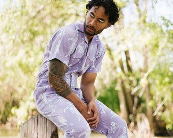 Sequin Abba Jumpsuit Blue - Etsy