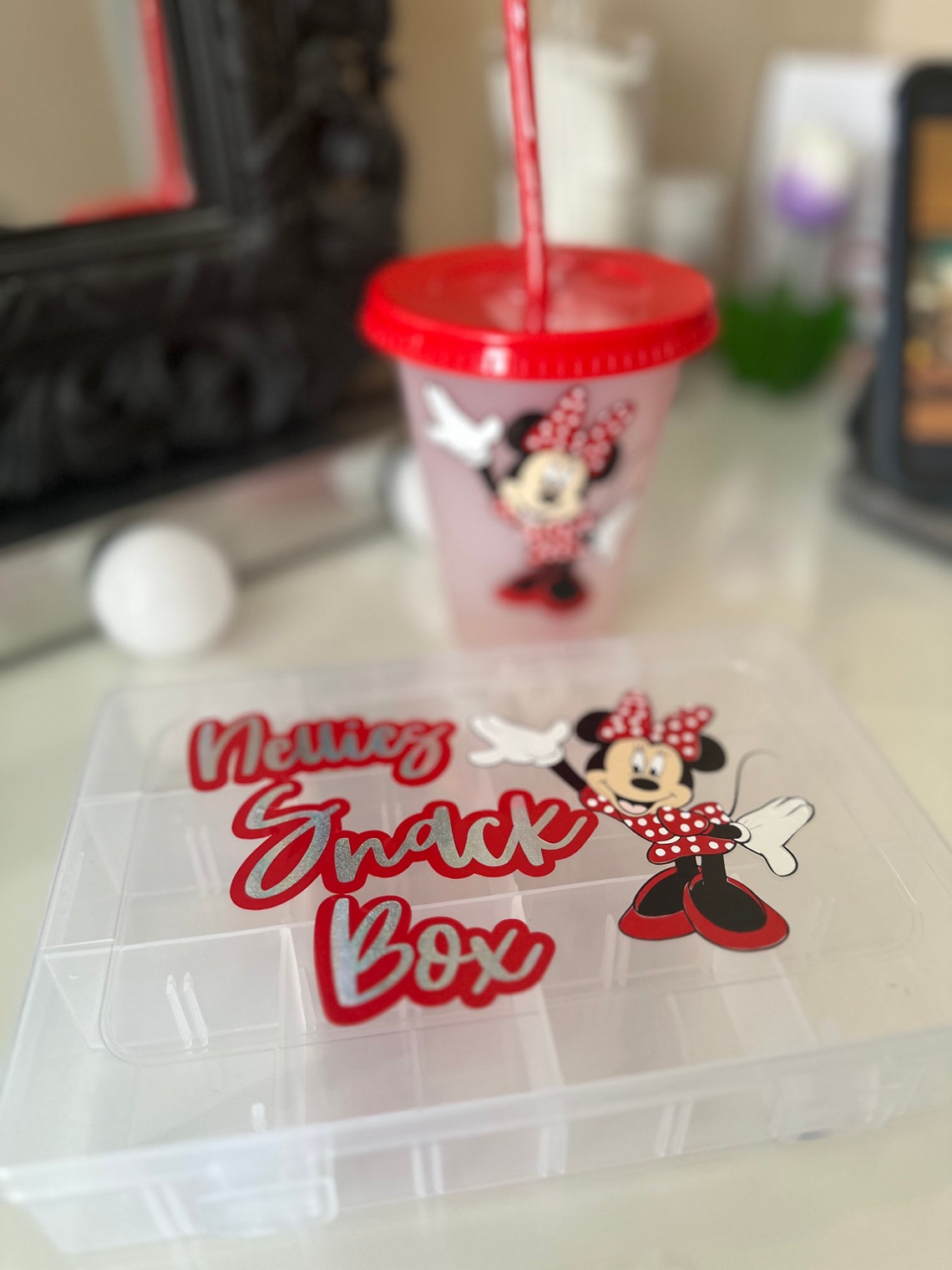 Kids Cold Cup Tumbler and Snack Box Set - Etsy