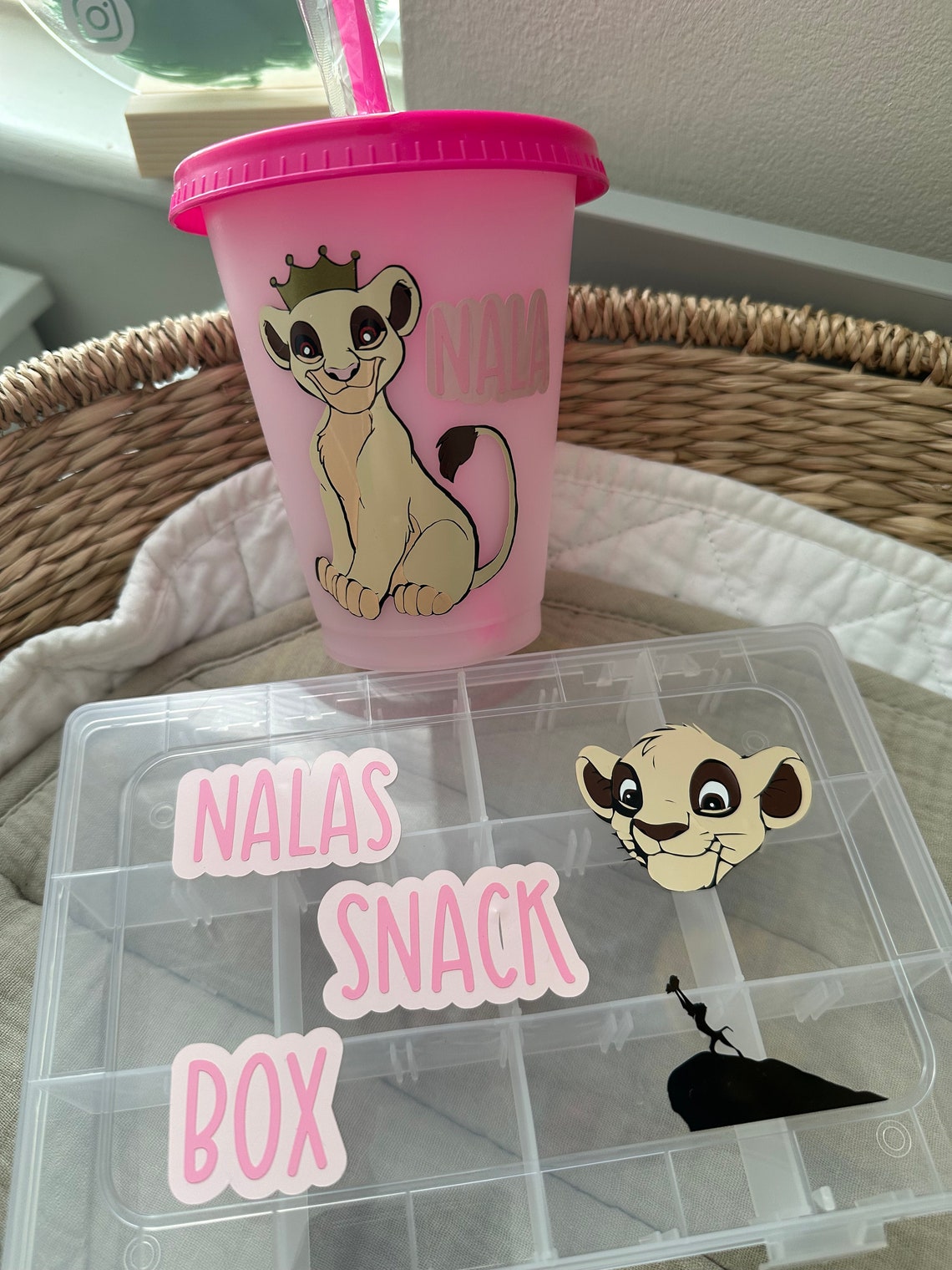 Kids Cold Cup Tumbler and Snack Box Set - Etsy