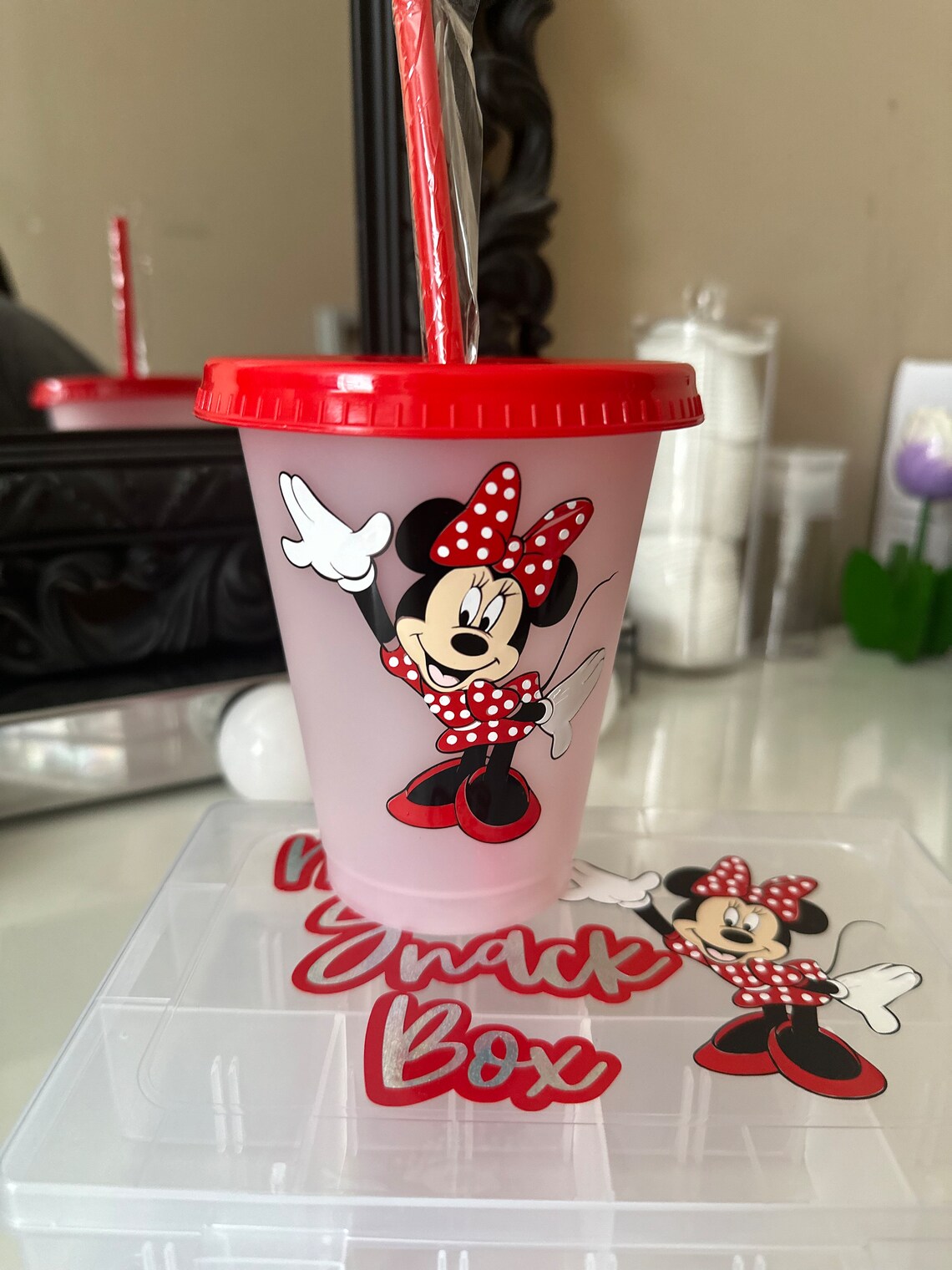 Kids Cold Cup Tumbler and Snack Box Set - Etsy
