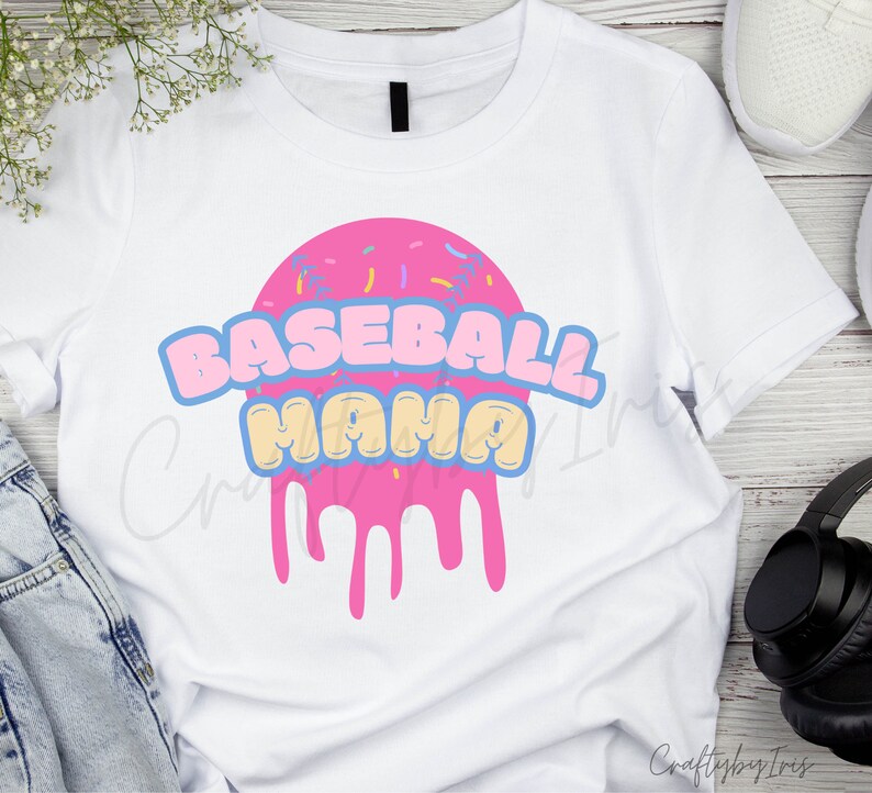 Baseball Mom SVG Design, Baseball Mom Drip SVG, Baseball Mom PNG ...