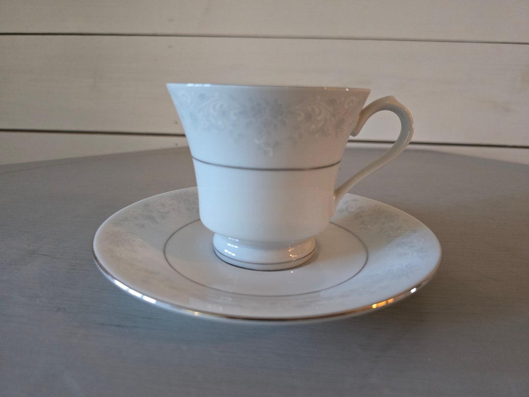China Pearl Annie Porcelain Teacup and Saucer - Etsy