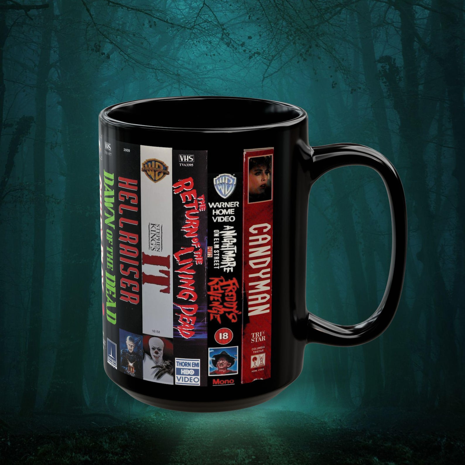 Classic Horror Movie VHS Black Ceramic Mug - Horror Mug80s Horror ...