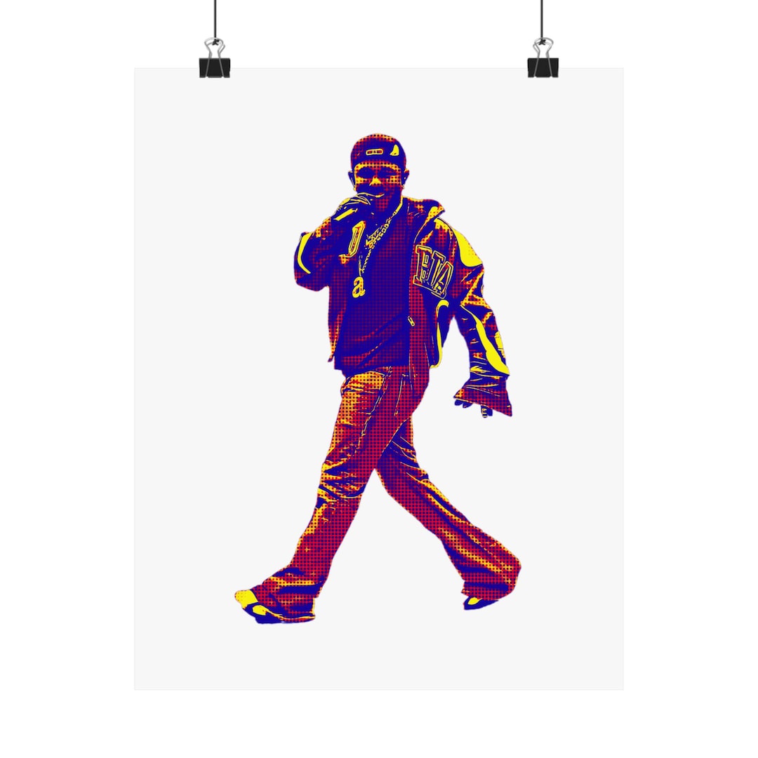 Pop Art Kendrick Say Drake Pose Poster, Hip Hop Music Decor, Wall Art ...