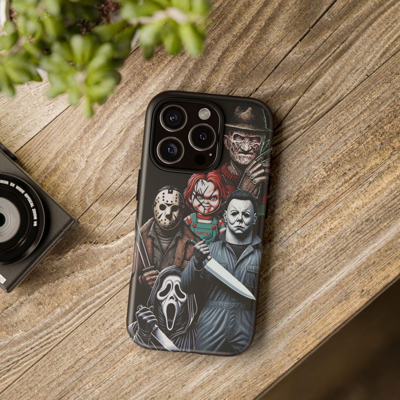 Horror Character Phone Case, Scary Phone Cover, Creepy Mobile Case ...