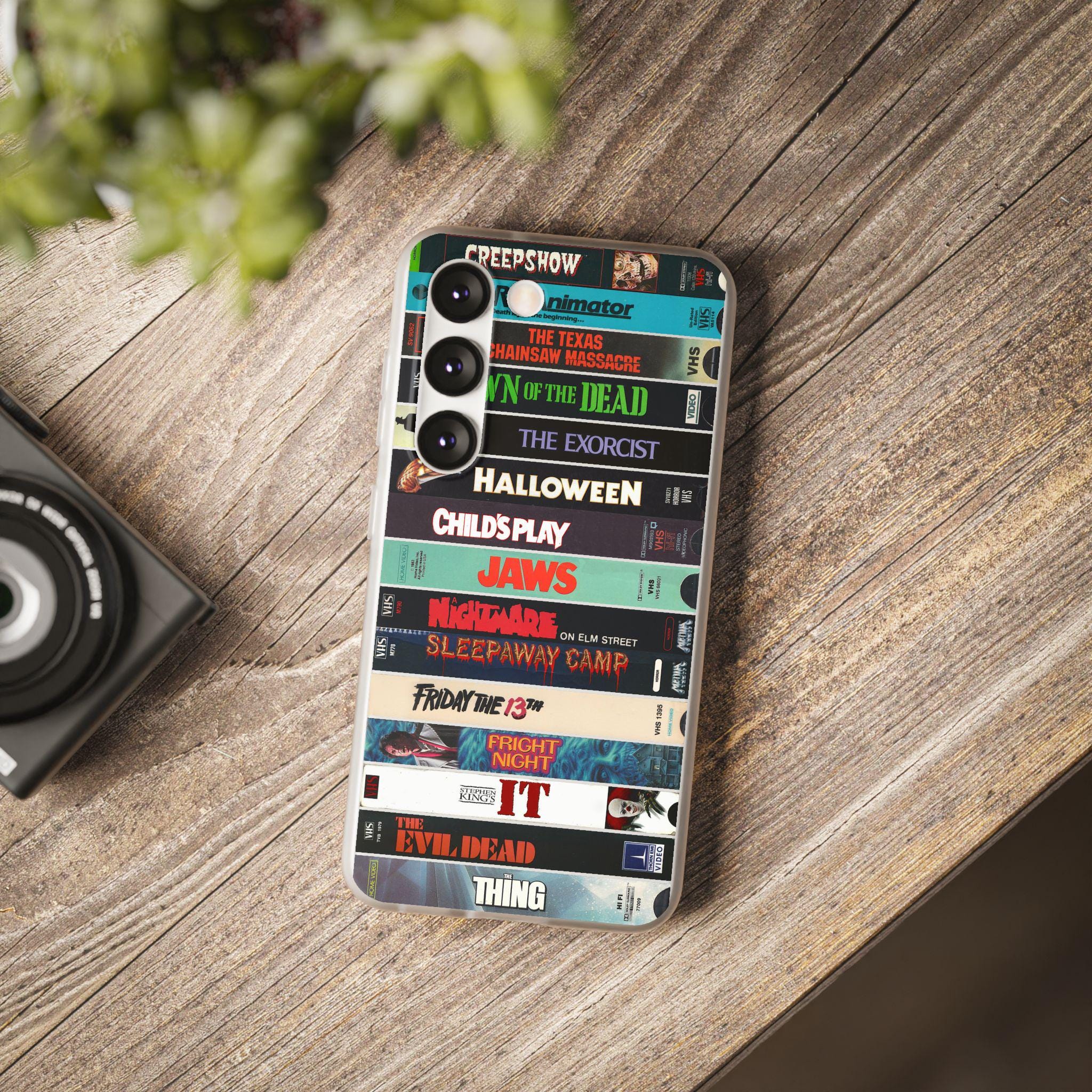 Classic Retro Horror VHS Tape Flexi Phone Case Gift for Horror Movies ...