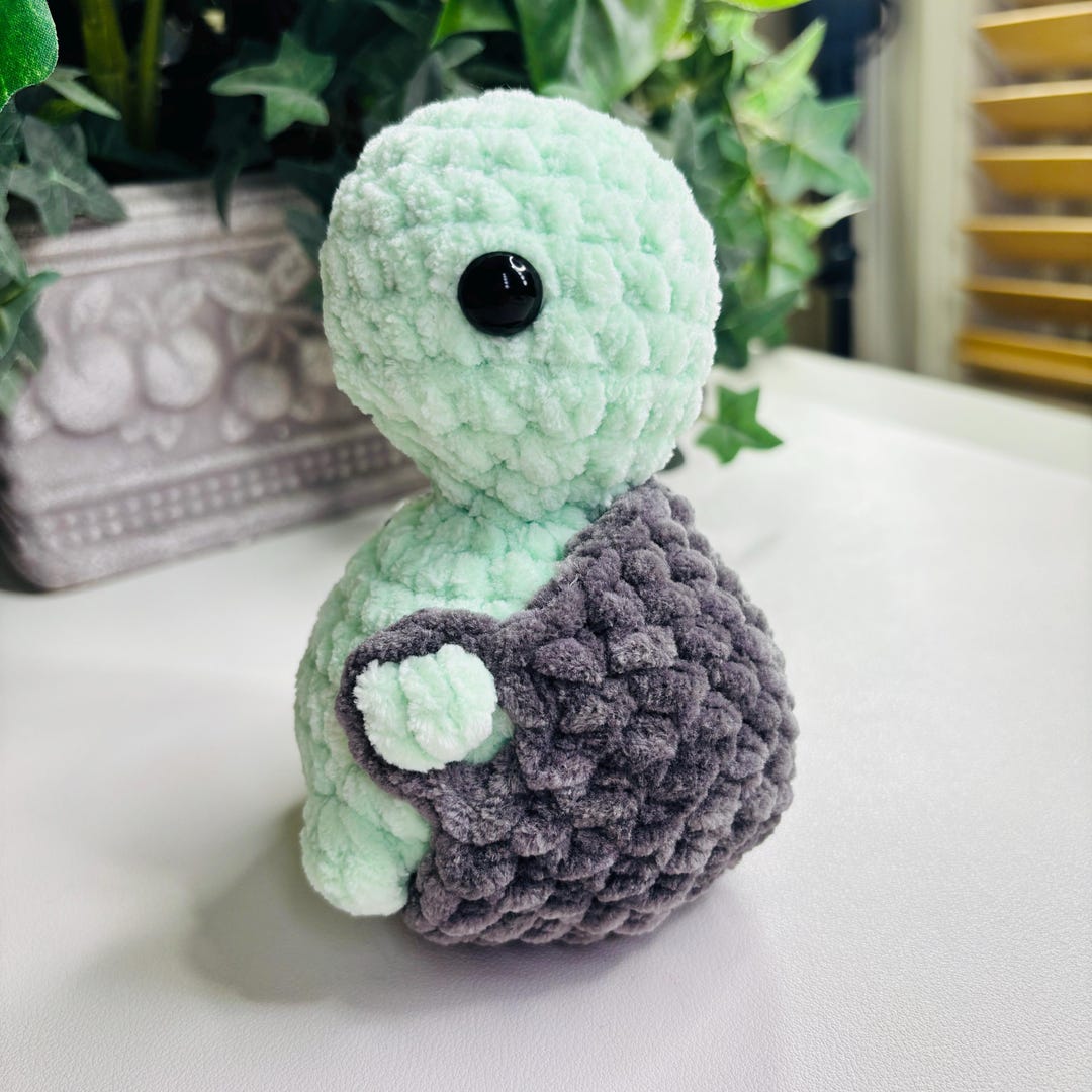 Crochet Big Booty Cheeky Turtle Plushie Amigurumi Handmade Stuffed ...